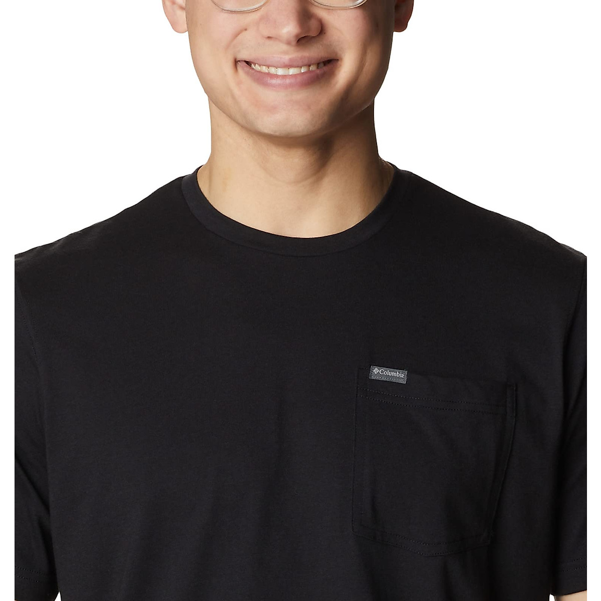 Columbia Men's Thistletown Hills Pocket Tee, Black, XX-Large