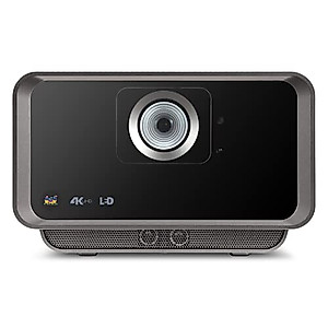 ViewSonic X10-4KE True 4K UHD Short Throw LED Portable Smart Wi-Fi Home Theater Projector Compatible with Amazon Alexa and Google Assistant (Renewed)