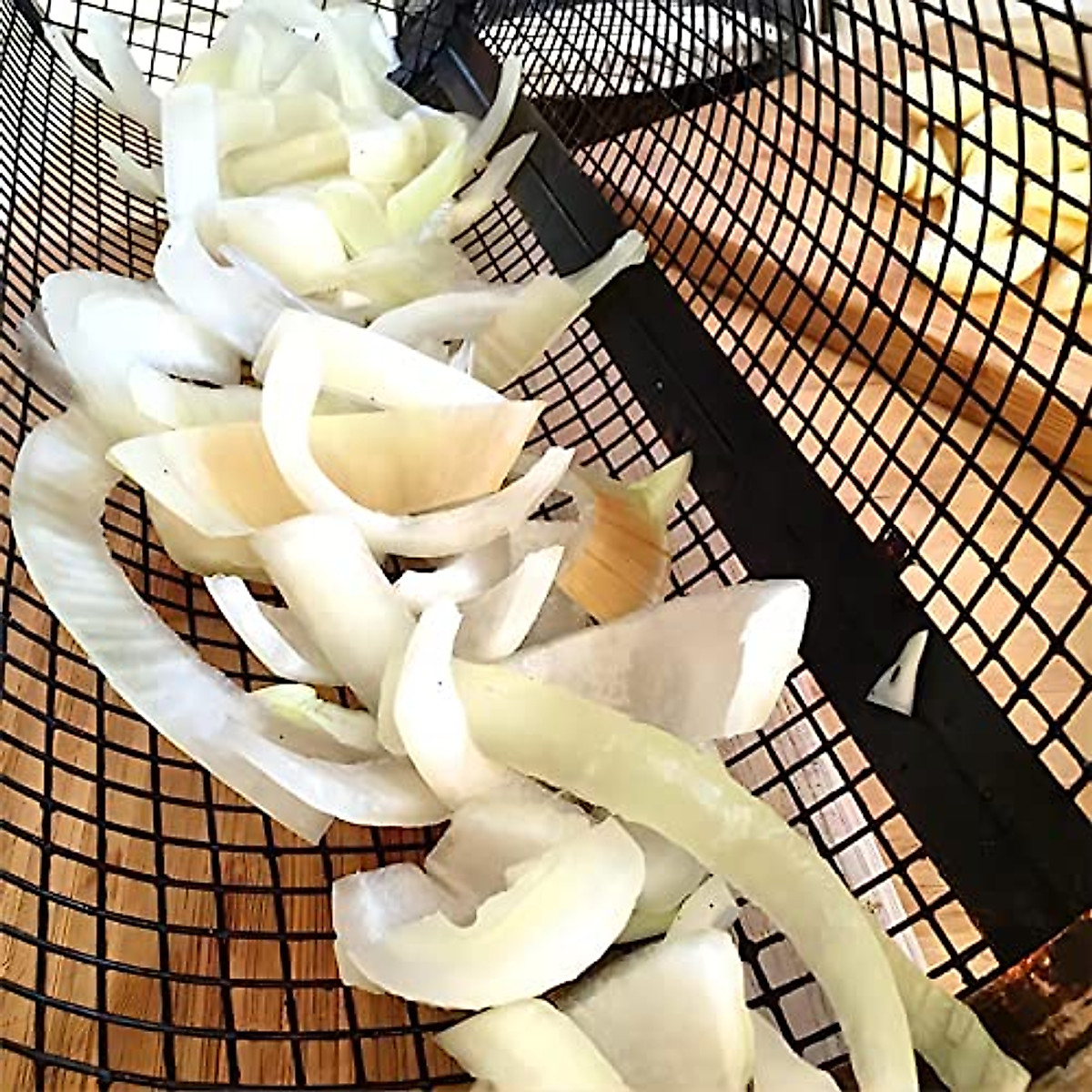 Vingtank BBQ Net Tube,Grill Net for Outdoor Grill,Round Campfire Grill Grid,Stainless Steel Barbecue Cooking Grill Grate,Grill Tool with Removable Mesh Cover (1Pcs)