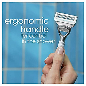 Gillette Venus Intimate Grooming Womens Razor Blade Refills with Bikini Trimmer, 4 Count