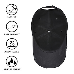 IIN American Flag Baseball Cap for Men Women Low Profile USA Army Tactical Operator Military Plain Dad Hat