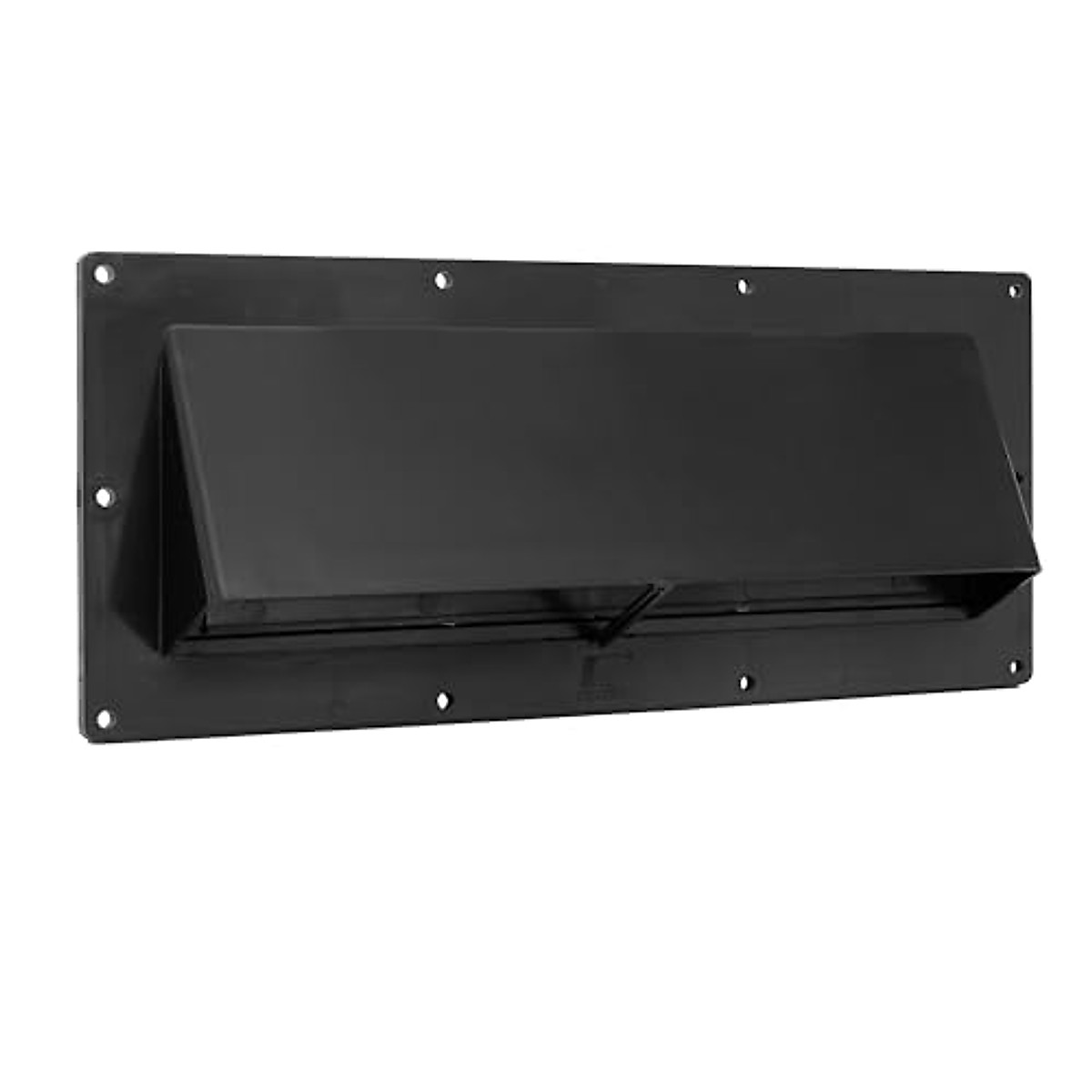RecPro RV Range Vent Exterior Cover with Locking Damper | Black