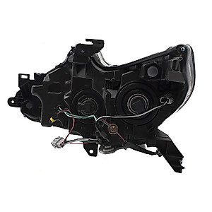 Brock Replacement Halogen Headlamp for 2016-2018 Altima Sedan Passenger Right w/Chrome Housing Compatible with 260109HS0A