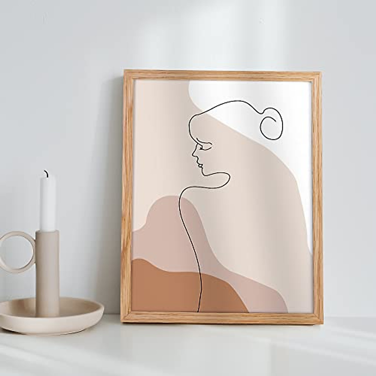 11x14 Picture Frame, 11 x 14 Solid Oak Wood Picture Frame with Real Glass, 11"x14" Wood Frames for Wall Display 8x10 Picture with Mat or 11x14 Picture without Mat, 11x14 Poster frame Art Frame