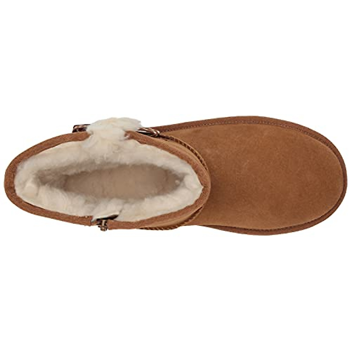 Koolaburra by UGG Unisex-Child T Victoria Mini DOTS Boot, Chestnut, 7 Toddler