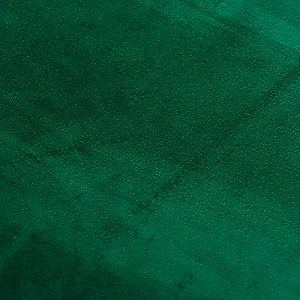 Roslynwood Velvet Curtains Forest Green Rod Pocket & Clip Rings Drapes Emerald Green 63 inch Thermal Insulated for Bedroom 2 Panels (W52'' x L63'', Emerald Green)