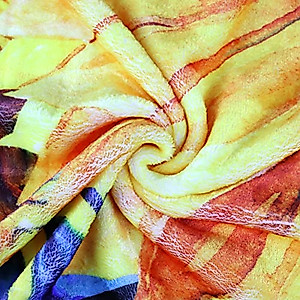 Sunflower Blanket Super Soft Flannel Throw Blanket Lightweight Fluffy Plush Fuzzy Cozy Soft Sofa Bed Blanket for Bedding Sofa and Travel 50"X60"