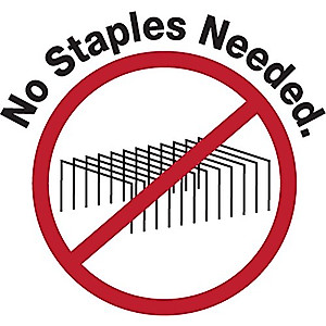 Plus 31250 Paper Clinch, Glossy White