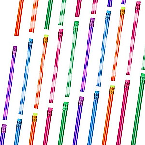 Outus Color Changing Mood Pencil with Eraser Wooden Pencils Heat Activated Color Changing Pencils Thermochromic Assorted Colors (30 Pieces)