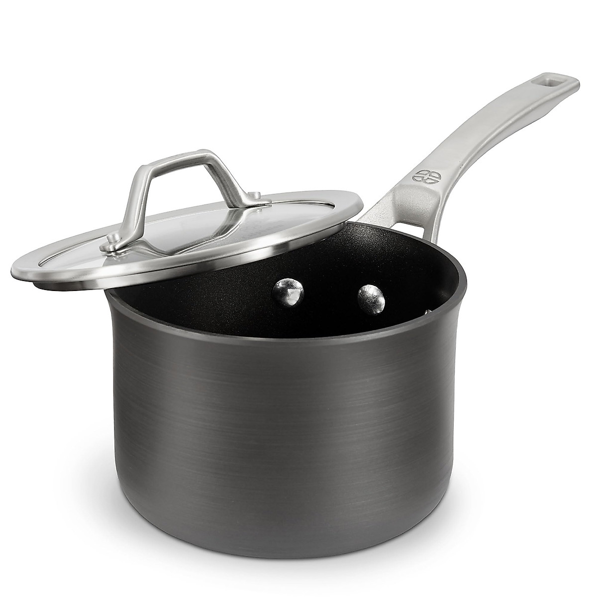 Calphalon Signature Hard-Anodized Nonstick 2-Quart Sauce Pan with Cover, 2 QT