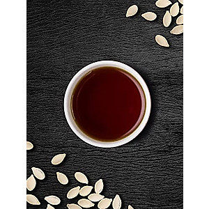 Carlyle Pumpkin Seed Oil 16oz Organic Cold Pressed | Extra Virgin | Vegetarian, Non-GMO, Gluten Free | Safe for Cooking | Great for Hair and Face