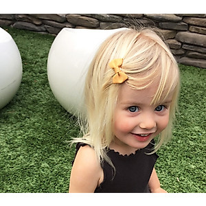 Baby Wisp 5 Charlotte Grosgrain Hair Bows Baby Girls Clips - Flowers in the Attic Gift Set