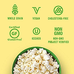 Angie's BOOMCHICKAPOP Sea Salt Popcorn, 0.6 oz. (Pack of 24)