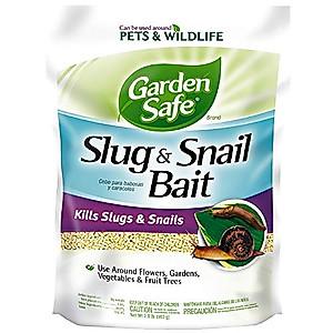Garden Safe Slug & Snail Bait, Kills Slugs & Snails Within 3 to 6 Days, For Lawn and Garden, Can Be Used Around Pets and Wildlife, 2 lb