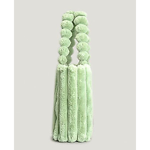 Women's Tote Handbag Fleece Shoulder Bag Hobo Tote Bag Faux Fur Retro Casual Clutch Cute