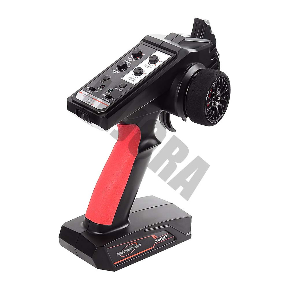 INJORA 4CH 2.4GHz RC Car Controller Digital Radio Remote Control Transmitter with Receiver for RC Crawler Car SCX10 SCX10 III AXI03007 TRX4 RC Boat