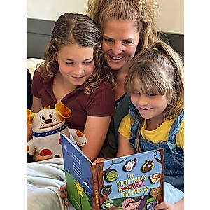 The Tooth Brigade Book and OBI Dog Tooth Fairy Pillow Bundle, Interactive Set Includes 8" Plush Toy with Lost Tooth Pocket and The Tooth Fairy's Best Day Ever! Hardcover Book