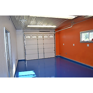 RUST BULLET - DuraGrade Concrete High-Performance Concrete Coating 1 Quart - for Garage Floor Paint, Basements, Porch, Patio, Driveway Paint and More - Concrete Paint - Blue