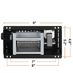 S31105 Speed Variable Fireplace Blower Fan 110V ~ 120V for GHP Group, Majestic Dutchwest Windsor, Monessen, Majestic (MHSC Brands), CFM US Century Plate Steel Freestanding Wood Stove Fireplace