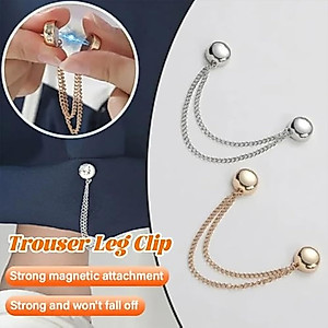 8PCS Magnetic Clothing Clips, Magnetic Shirt Clips for Women Clothing, Multi-Function Magnetic Clothing Clips, Hijab Magnets with Chain, Women’s Clothing Cinch Clips Dress Cinch Clip (Colors)