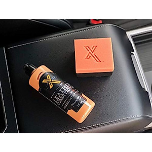 Liquid X Large Foam Dressing Applicator Pad - for Tires, Leather, or Door Panels Durafoam Contoured - Durable & Reusable (2 Pack)
