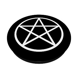 Wicca Pentagram Witch Wiccan Pentacle Black Samhain Zx PopSockets PopGrip: Swappable Grip for Phones & Tablets