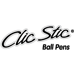 Clic Stic Ballpoint Retractable Pen, Blue Ink, 1mm, Medium, Dozen, Sold as 2 Dozen