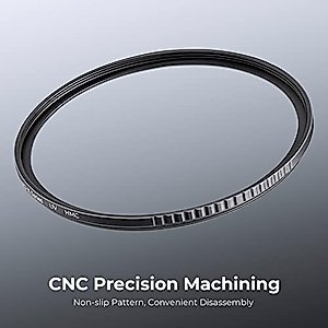 K&F Concept 43mm MC UV Protection Filter Slim Frame with 18-Multi-Layer Coatings for Camera Lens (K-Series)