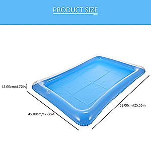 Food Tray 2pcs Luau Inflatable Serving Bars Ice Buffet Salad Serving Trays for Indoor Outdoor Beach Luau Party, Picnic, and Pool Party Party Cooler
