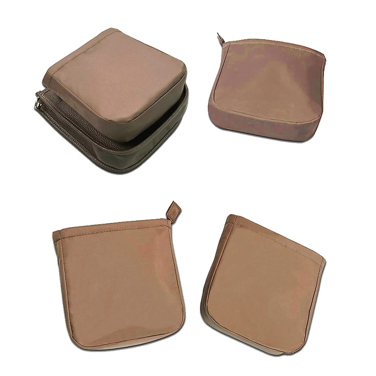 Lckaey Silk Purse Organizer for Mini One Shoulder Crossbody Nylon Inside Bag2067coffee