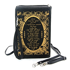 Book of Spells Clutch Bag in Vinyl Material