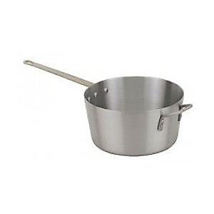 Royal Industries Sauce Pan with Helper Handle and Lid, 10 qt, Aluminum, Commercial Grade - NSF Certified