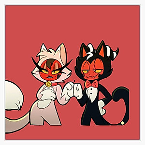 Helluva Boss Millie And Moxxie Cat Lapel Pin Cute Brooch Pins Badges