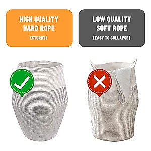 ROPECUBE 145L laundry basket with Lid, Large Foldable Laundry Hamper for laundry with net bag,Clothes Basket Organizer with 2 storage bag for Bedroom and Bathroom (White 俺的 Gray)