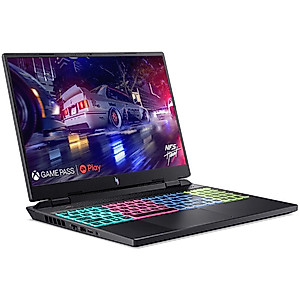 acer Nitro 16" 165Hz FHD+ (1920x1200) IPS Gaming Laptop | Intel i7-13700H 14-Core | NVIDIA GeForce RTX 4050 | 4-Zone RGB Backlit Keyboard | Thunderbolt 4 | Wi-Fi 6 | 16GB DDR5 1TB SSD | Win10 Home