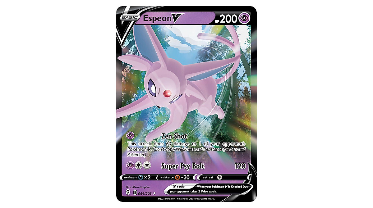Pokemon TCG: Espeon V Tin with Booster Packs & Code Card