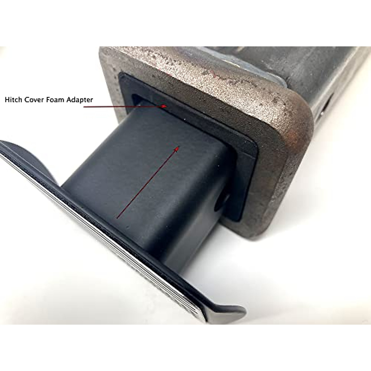 eVerHITCH 3", 2.5" and 2" Adapter Insert for Adapting Hitch Cover to Various Size Hitch RECEIVERS, Fits 3", 2.5" and 2" Receivers