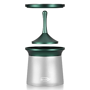 IKAPE 58mm Espresso Powder Receiver Cup, Coffee Powder Receiver Container, Suitable for 58mm Portafilters (Silver)