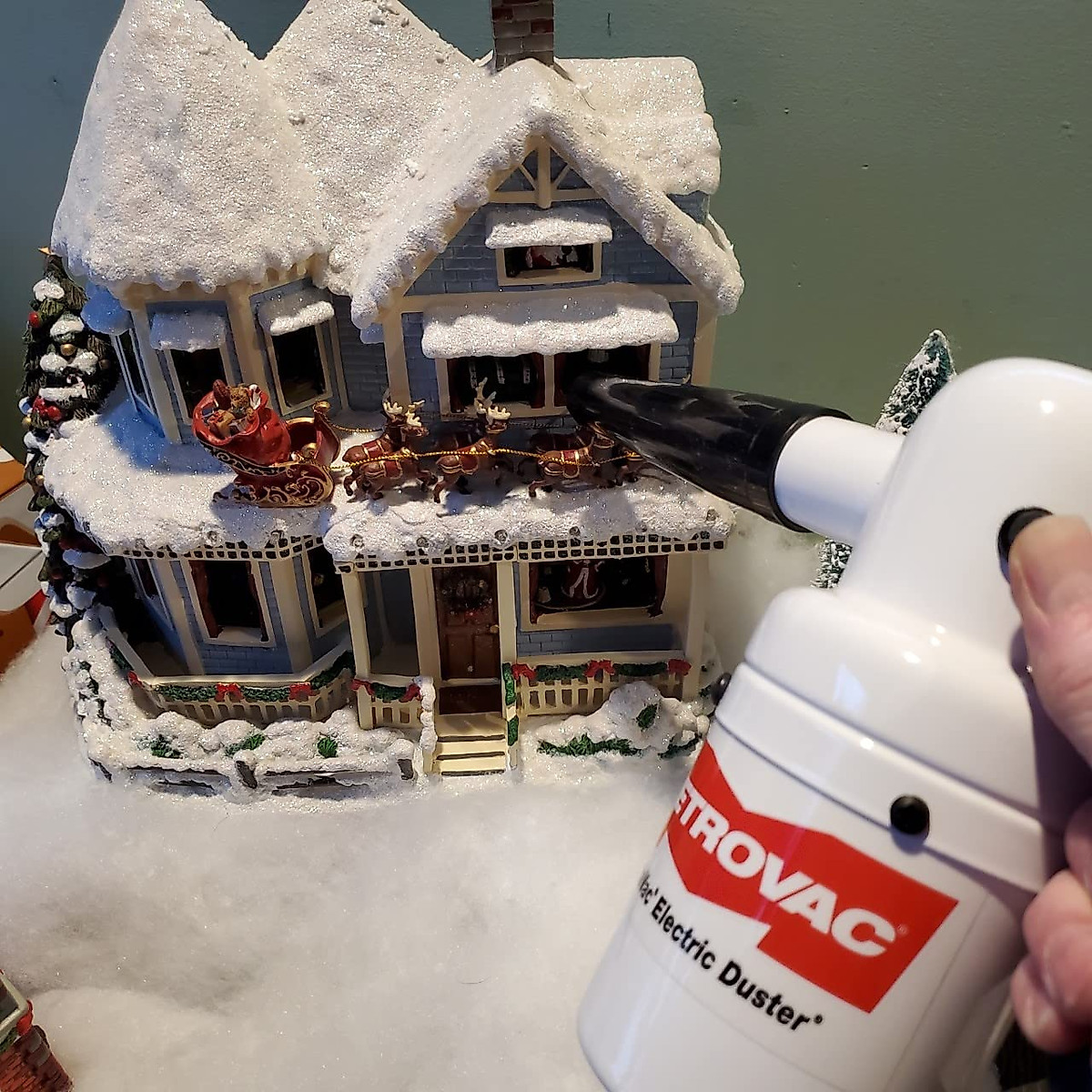 Bonus - Includes 3 Extra Filters - Metro DataVac Electric Duster - 500-Watt Motor - Model ED500P Computer - Electronics Duster- Made In The USA