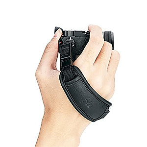 JJC Camera Hand Grip Strap for Canon EOS R8 R10 R7 R5 R6 R RP M6 M50 Mark II 90D Rebel T7 T8i T7i T6i T6 T100 SL3 4000D PowerShot SX540 HS SX420 G3X Panasonic Lumix DMC-GX85 G85 GH4 G100 FZ80