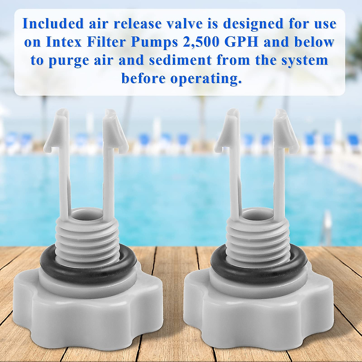 25004/2,500 Gallon Filter Pump Replacement Seals Kit Pack for Intex Pool Filter Pump (Includes 5 Combined Parts