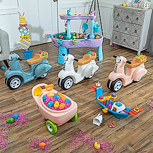 Step2 Springtime Wheelbarrow – Rose Pink – Toddler Role Play Garden Toy – Toddler Wheelbarrow – Perfect Easter Basket Alternative – Ideal for Easter Egg Hunts