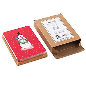 Hallmark Boxed Christmas Cards, Snowman (16 Cards and 17 Envelopes)