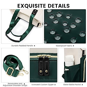 LOVEVOOK Work Backpack for Women, 15.6 Inch Anti Theft Backpack with Luggage Strap, Large Capacity Backpack, Waterproof Laptop Backpack for College, Travel, Commuter