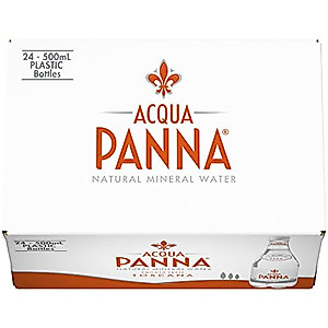 Acqua Panna Natural Spring Water, 16.9 Fl. Oz. Plastic Bottles, Pack of 24