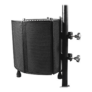 Rockville ROCKSHIELD 3 Large Studio Mic Isolation Shield w/Sound Dampening Foam