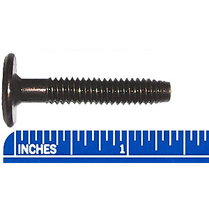 1/4" - 20 TPI x 35mm (1-3/8" ≈ 1.38") Hex Drive Button 17mm Diameter Head Furniture Bolts Dark Bronze Finish (21 Pieces)…