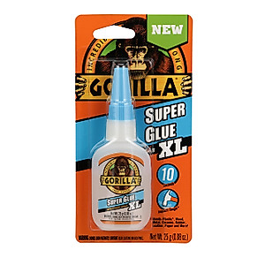 Gorilla Super Glue XL, 25 Gram, Clear, (Pack of 1)