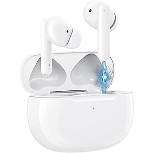 oetnaisan Bluetooth Earbuds,【24Hrs Charging Case】 Smart Touch Control Bluetooth Headphones, IPX5 Waterproof Sport Headphones, 6Hours,for Work/Travel/Gym
