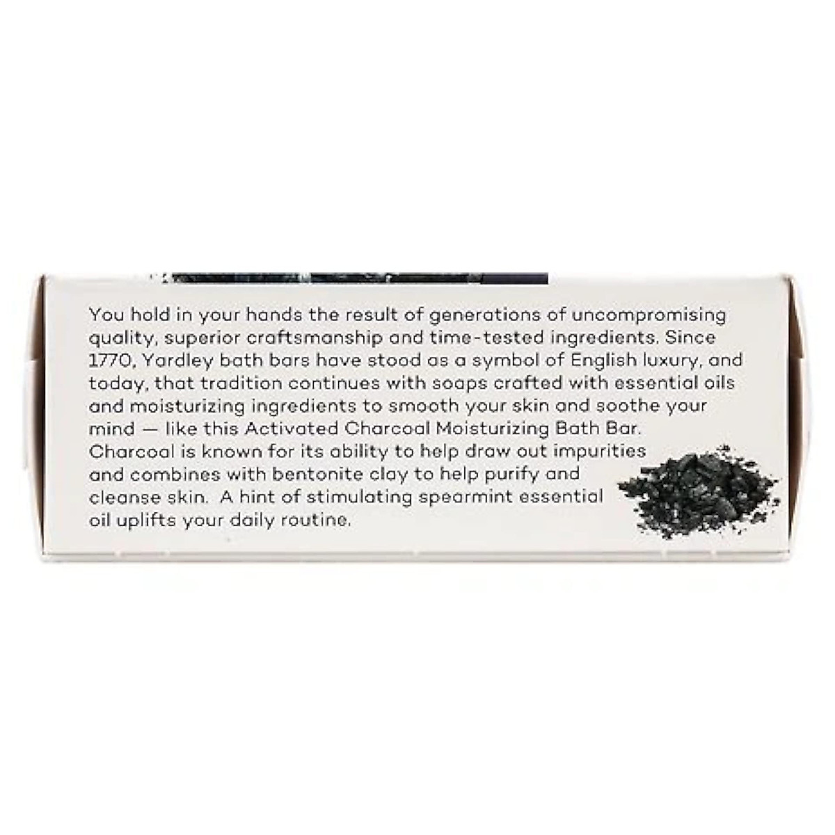 Yardley Activated Charcoal Bath Bar 4oz - 3 Pack